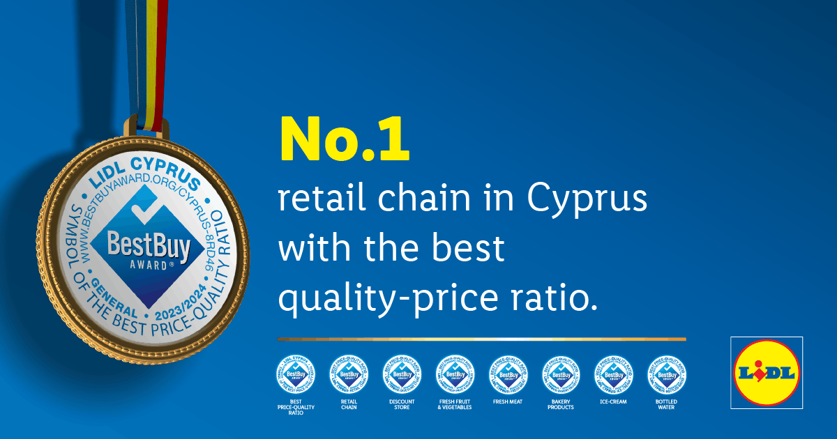 Lidl Cyprus first in the quality-price ratio in Cyprus - Lidl Cyprus