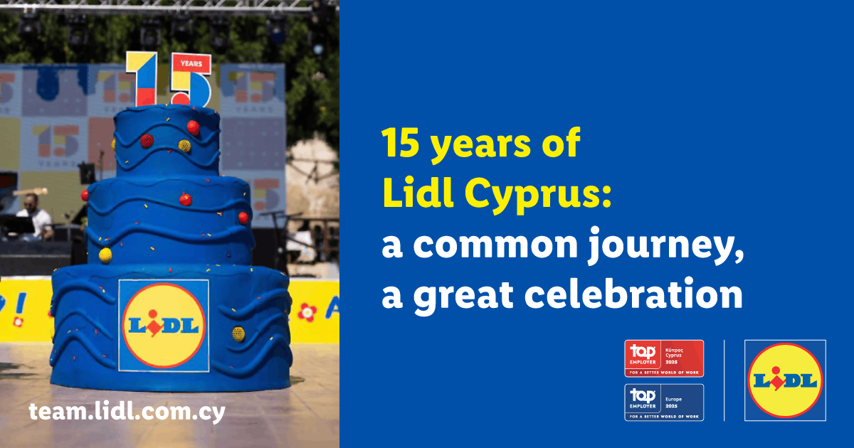 15 years of Lidl Cyprus: a common journey, a great celebration - Lidl ...