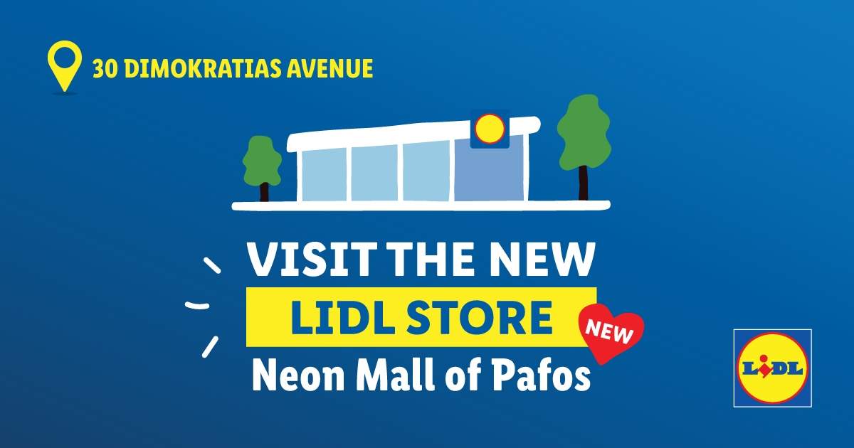 New Lidl store at Neon Mall of Pafos - Lidl Cyprus