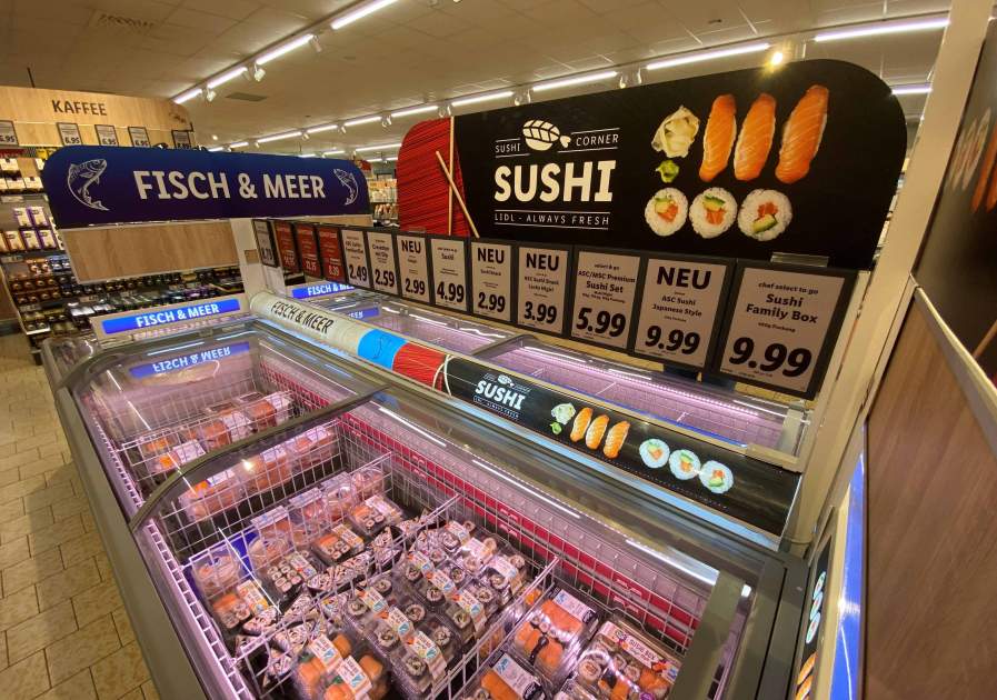 Lidl Schweiz bringt den Sushi-Corner in die Filialen - Lidl Schweiz