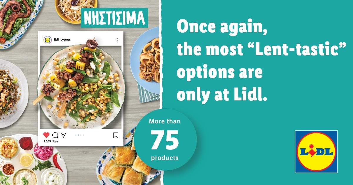 Lidl Cyprus remains true to tradition with the most options for Lent ...