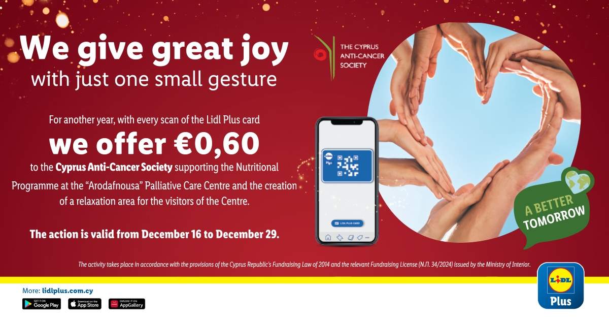 Once again this Christmas, Lidl Cyprus supports the valuable work of ...