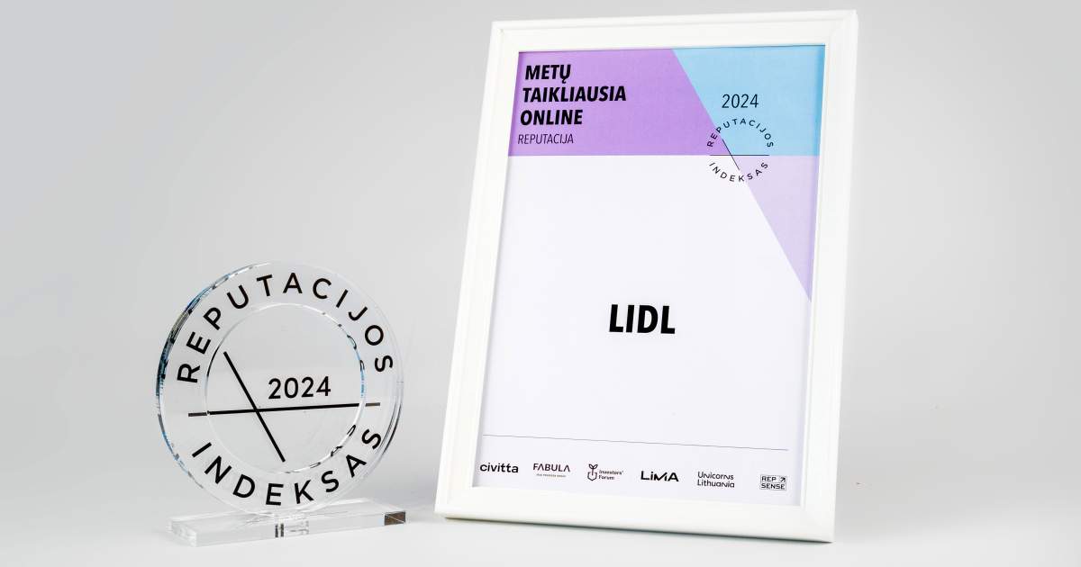 „Lidl“ įvertintas už geriausią reputaciją tarp prekybos tinklų ir ...