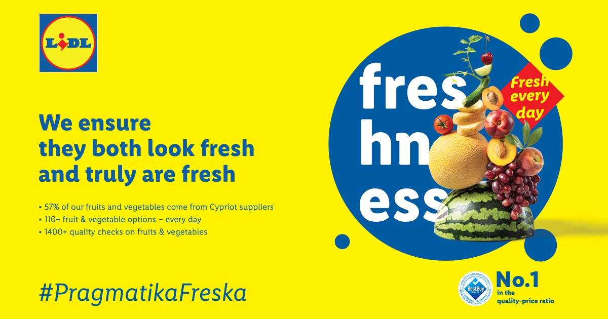 Lidl Cyprus redefines freshness, investing in authenticity and locality ...