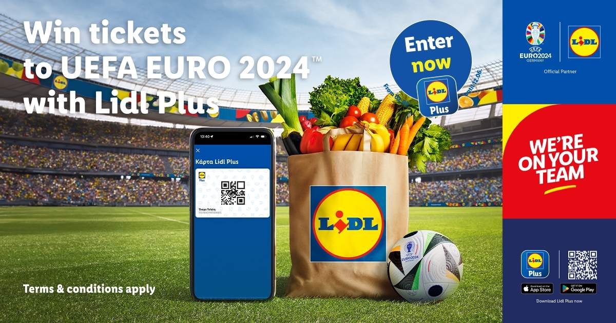 Lidl offers the ultimate football experience with UEFA EURO 2024 tickets - Lidl Cyprus